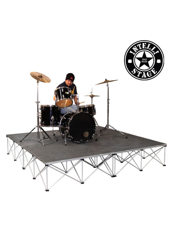 Intellistage Portable Stage Industrial Finish Package I | Shop ...
