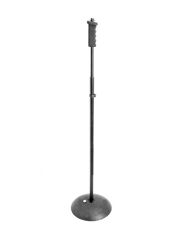 On-Stage MS7255PG Dome Base Mic Stand with Foot Pedal and Pistol Grip ...