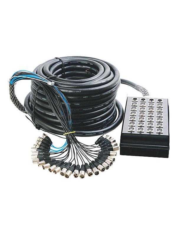 On-Stage SNK24450V2 50' 24-Channel/4-Return Stage Snake | Shop ...